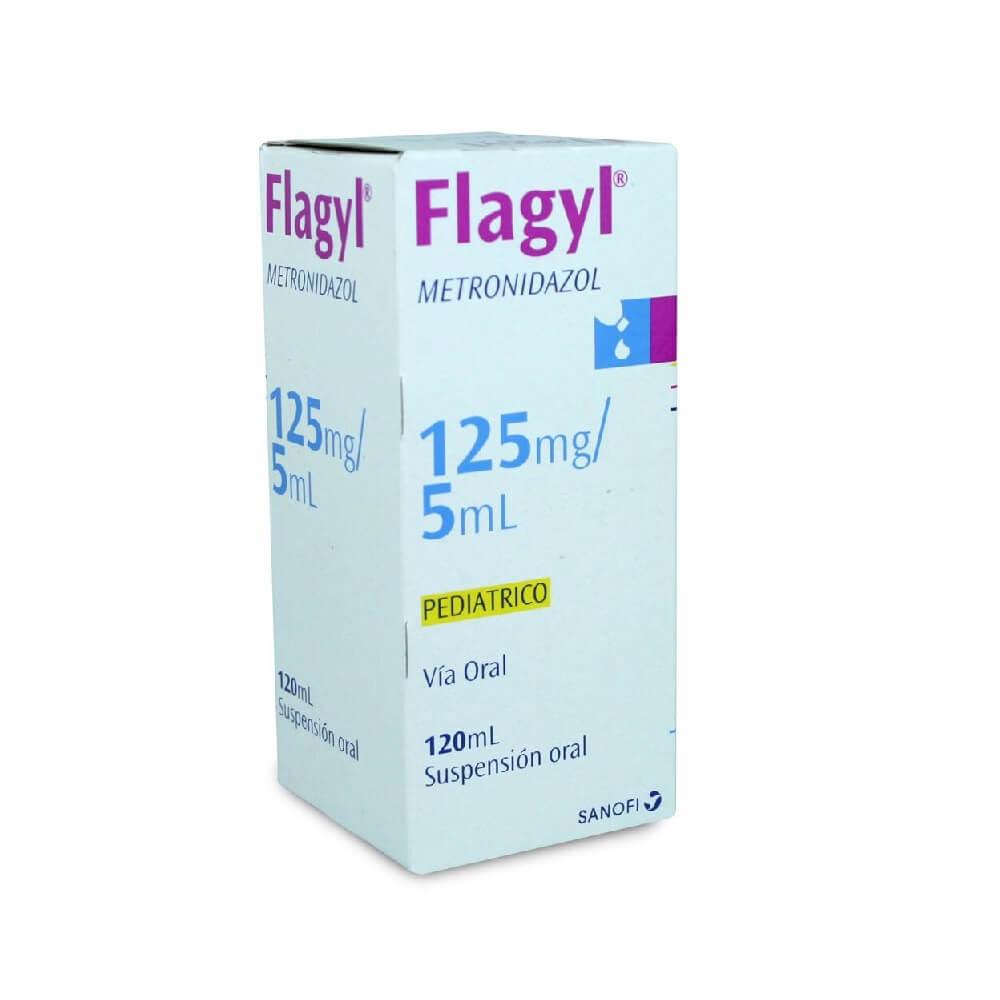 Flagyl Pediátrico 125 mg/5 ml x 120 ml Suspension Oral | Farmaloop
